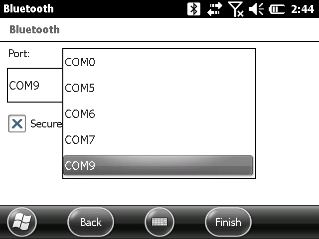 How to Use Bluetooth Utility to Connect Allegro to Microsensys RFID Pen
