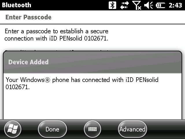 How to Use Bluetooth Utility to Connect Allegro to Microsensys RFID Pen