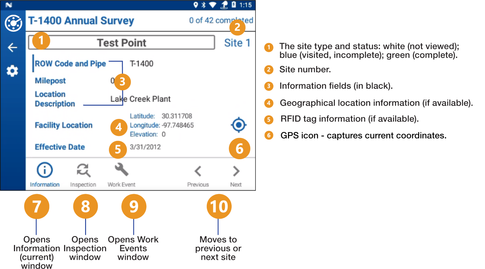 Survey Record Components