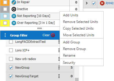 Remove, Copy, or Move Units in a Unit Group