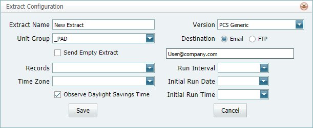 Create an Extract Report