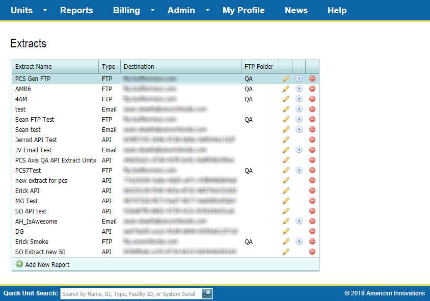 Create an Extract Report Create an Extract Report