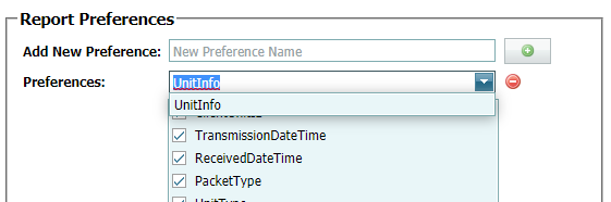 Apply A Saved Report Preference