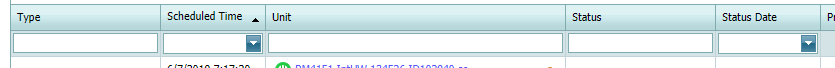 Filter the History Log