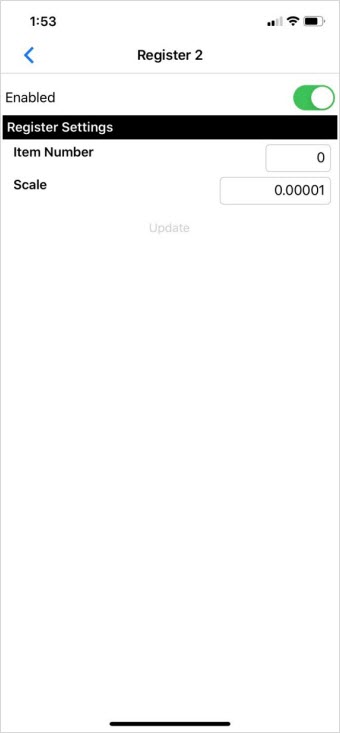 Enable and Configure Registers and Digital Input