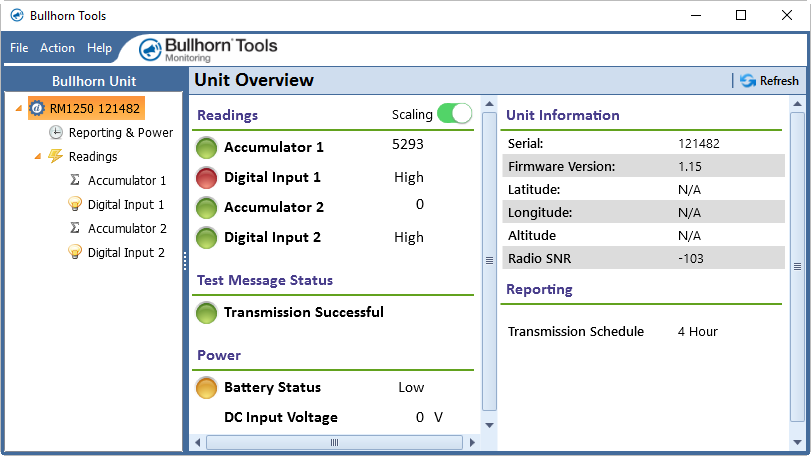 Viewing Unit Information