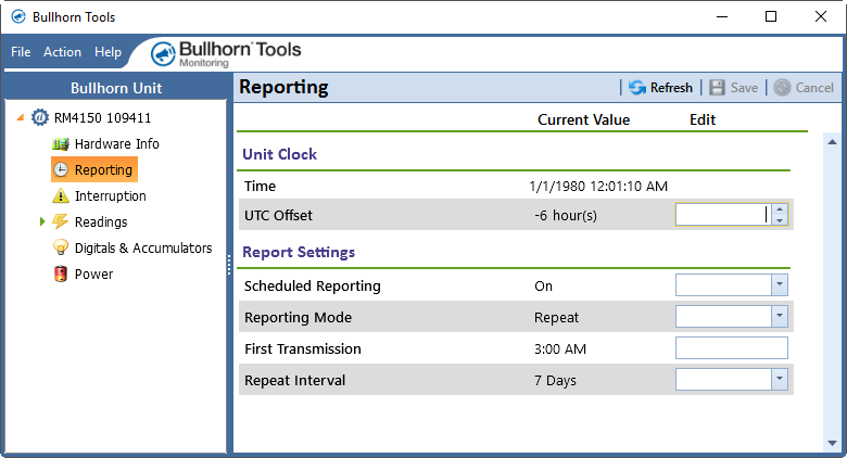 Set a Reporting Schedule