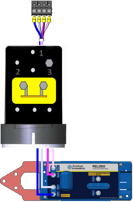 Install the REL2502 Relay