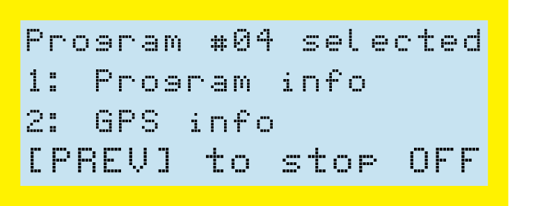 Setting Up and Running an Interruption Program