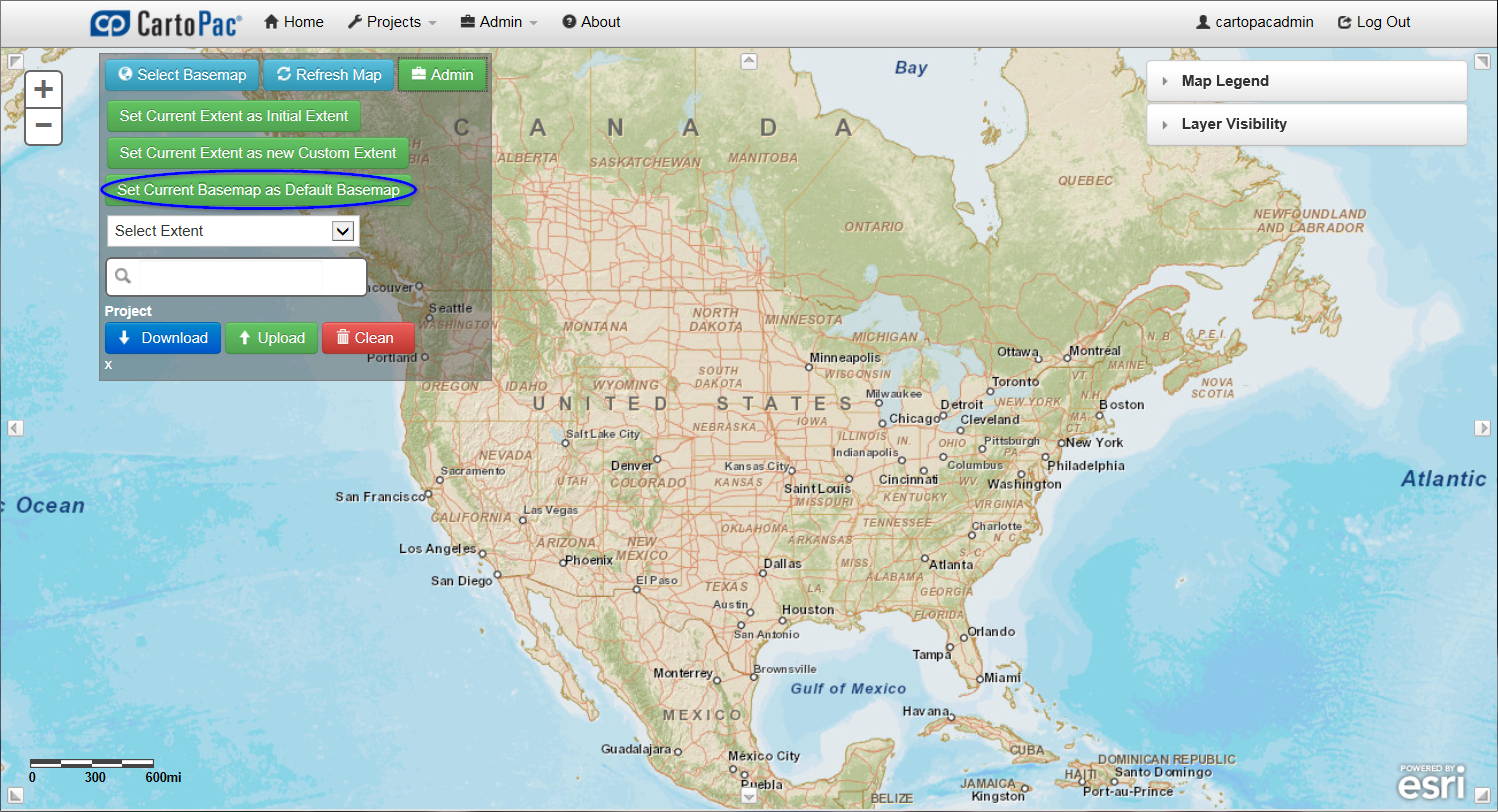 Set a Default Basemap