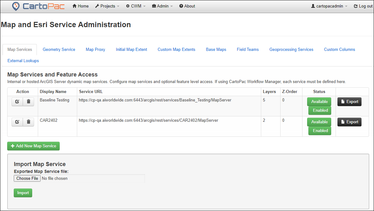 Blank Loading Page After Clicking a Server Feature