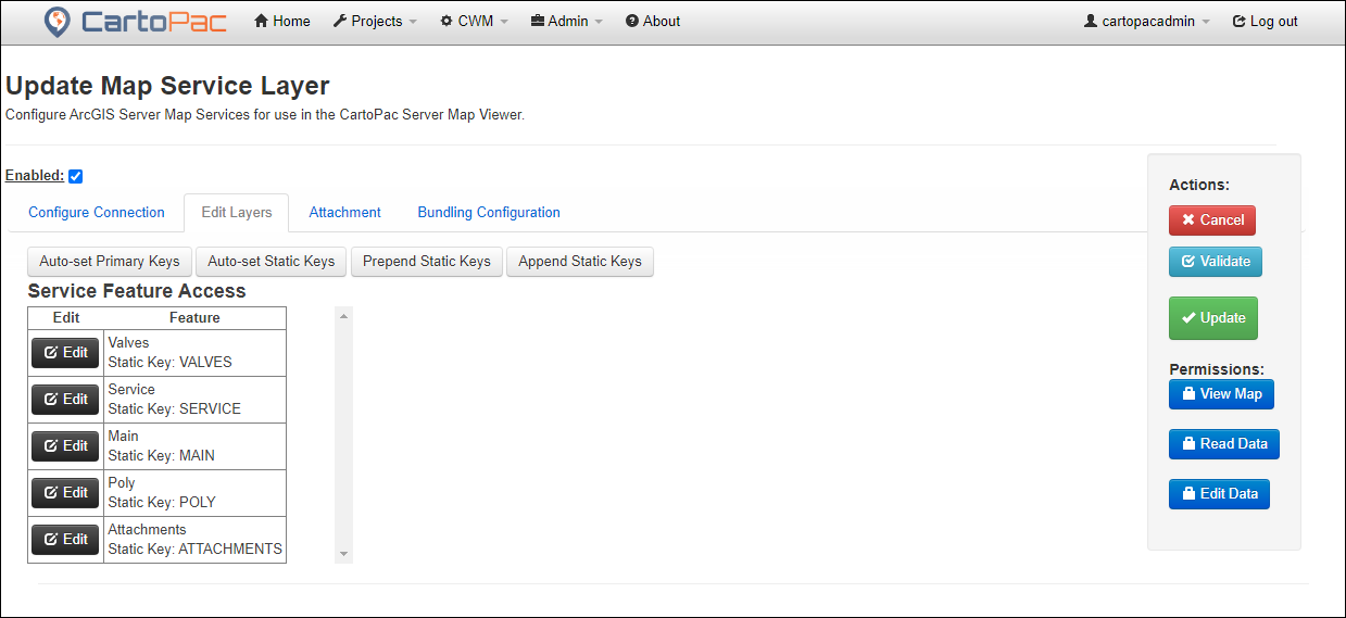 Blank Loading Page After Clicking a Server Feature